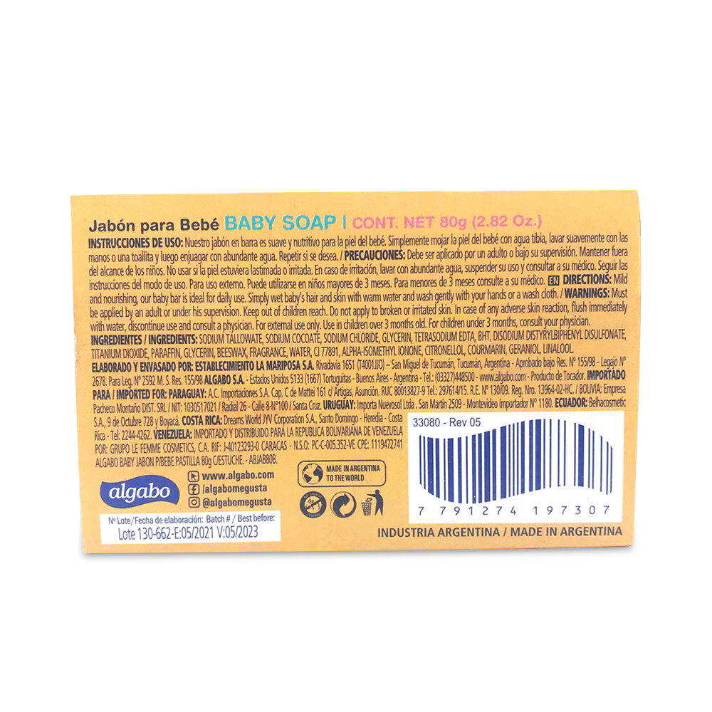 Jabón para Bebés – Algabo Venezuela